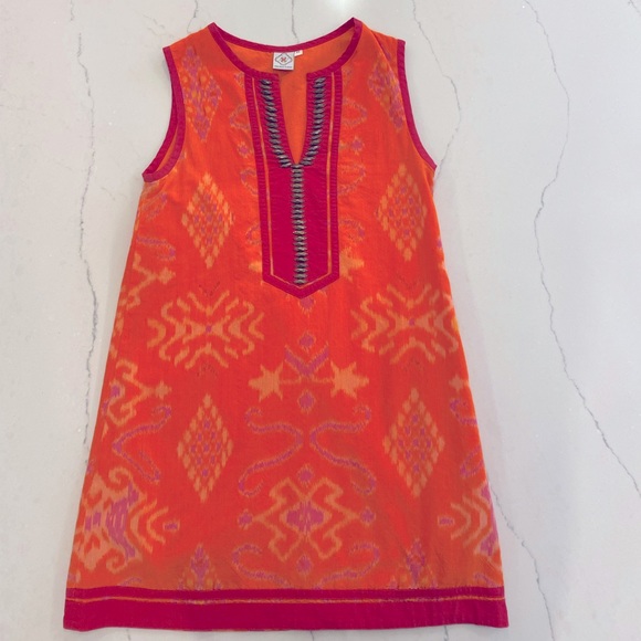 Sheridan French | Dresses | Sheridan French Ikat Tunic Dress Orange And ...